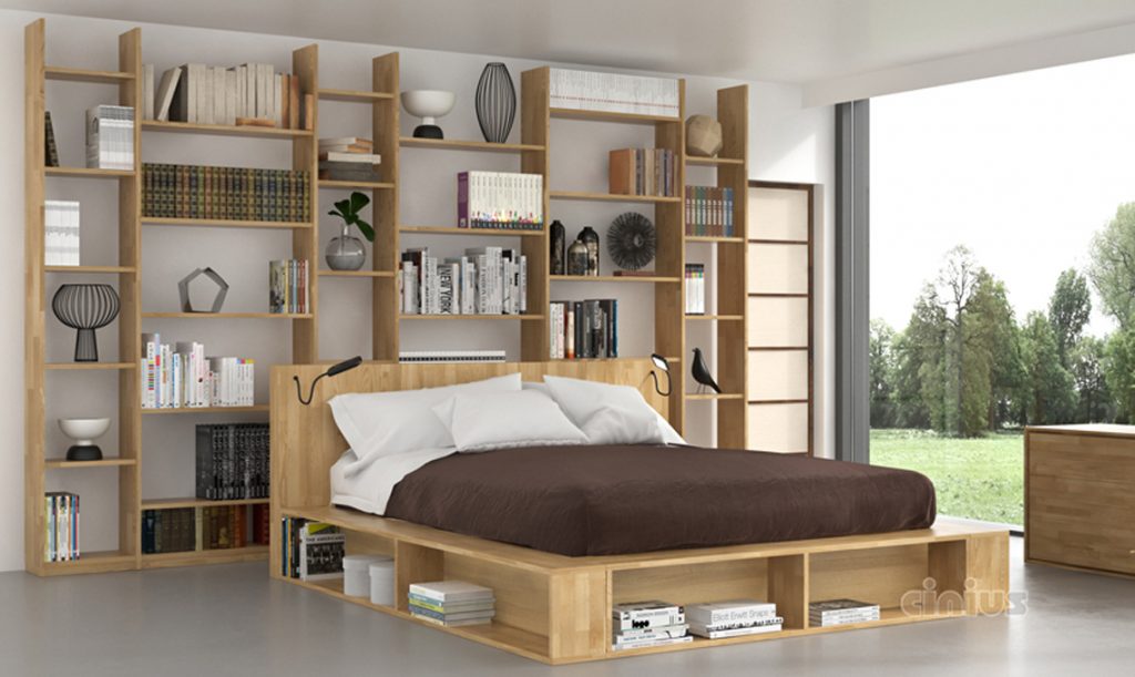 letto con libreria - CasaFacile