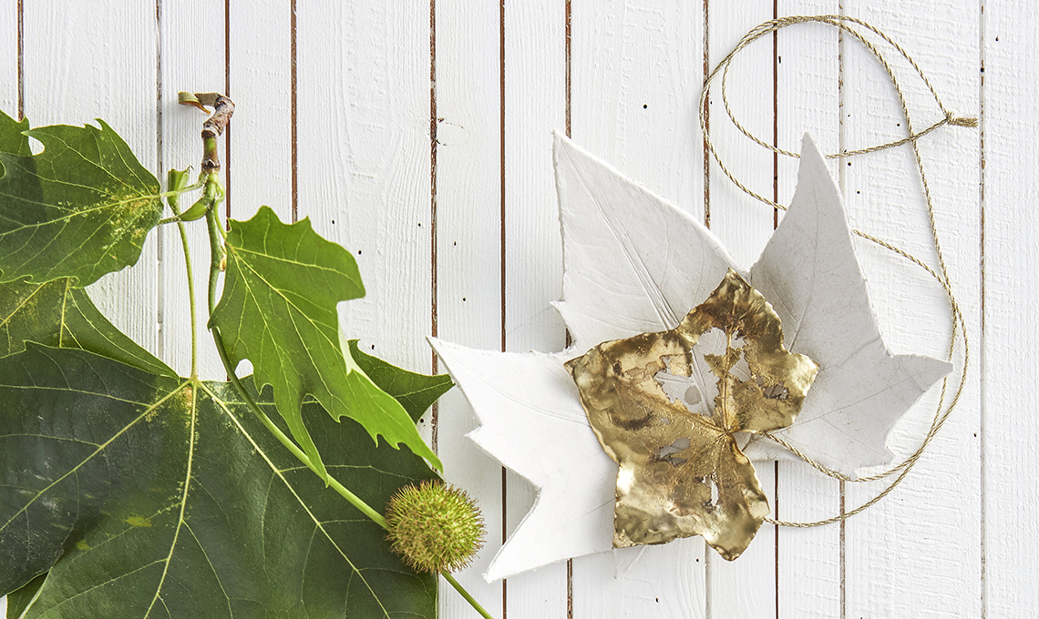 Come creare lo svuotatasche a forma di foglia - CasaFacile